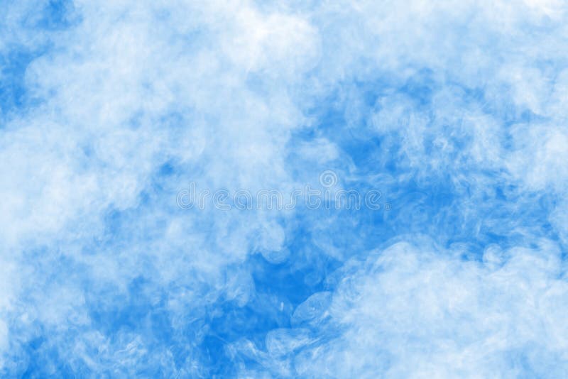 Abstract Blue Color Smoke Flowed on Background Stock Photo - Image of ...
