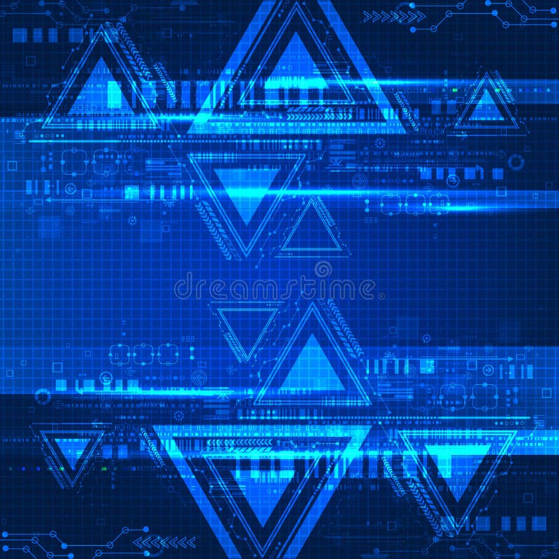 Abstract Blue Business Science or Technology Background. Stock ...