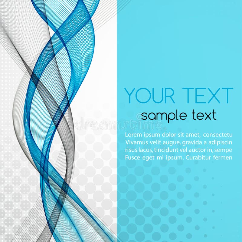 Abstract Blue Color Template Background. Stock Vector - Image: 45177150