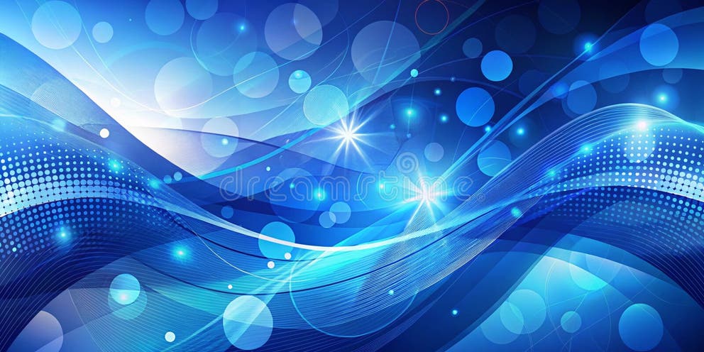 Abstract Blue Color Vector Art Background Stock Illustration ...