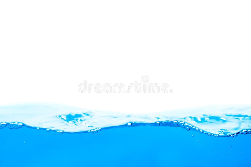 Abstract Blue Color Water Splashing Isolated on White Clean Background ...
