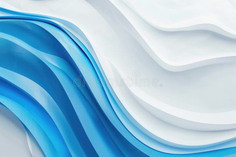 Abstract Blue Color Wave Effect Express and Emphasize Energetic Ripple ...