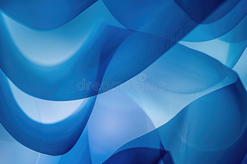 Abstract Blue Color Wave Effect Express and Emphasize Energetic Ripple ...