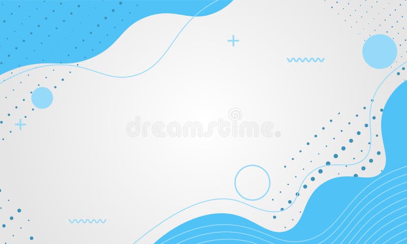 Abstract Blue Colorful Template Banner with Gradient Color and Small ...