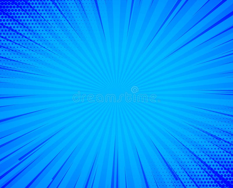 Abstract Blue Comic Background Design Stock Vector - Illustration of ...