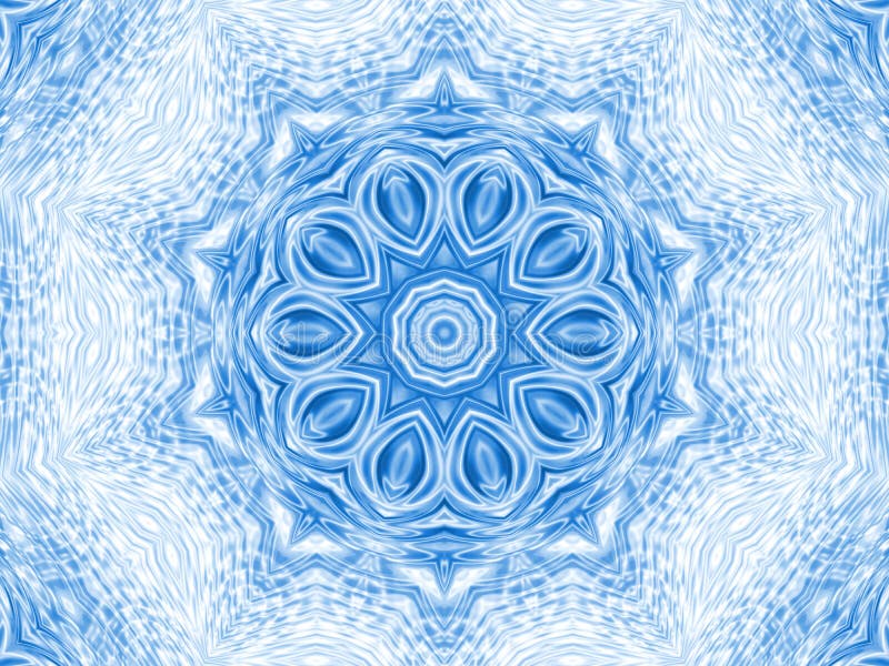 Abstract Blue Concentric Pattern Ripples Background Stock Illustration ...