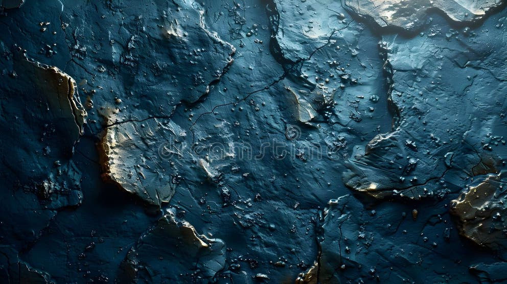 Abstract Blue Cracked Background Stock Image - Image of paint, creative ...