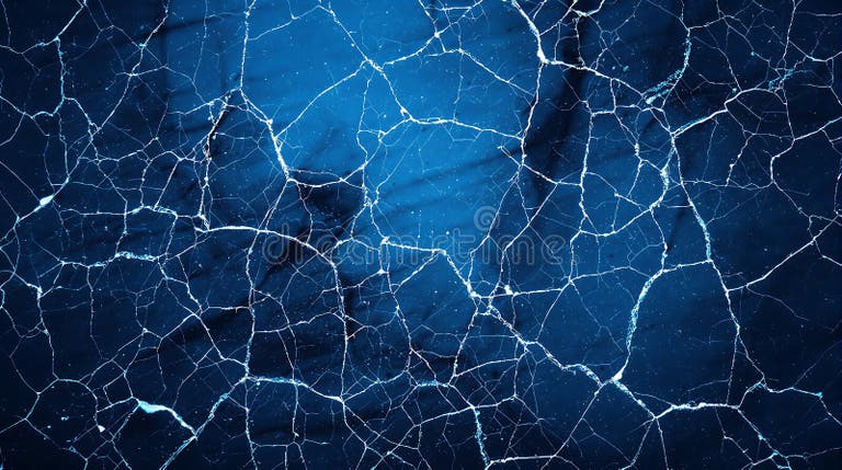 Abstract Blue Cracked Texture Stock Illustration - Illustration of ...