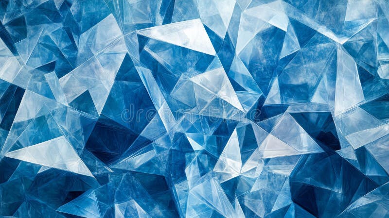 Abstract Blue Crystal Background an Abstract Background Featuring a ...