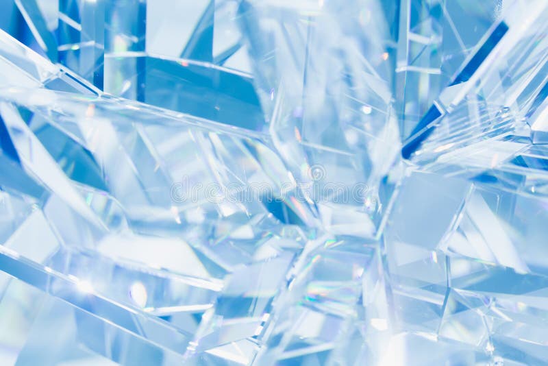 Abstract Blue Crystal Background Stock Image - Image of shapes ...