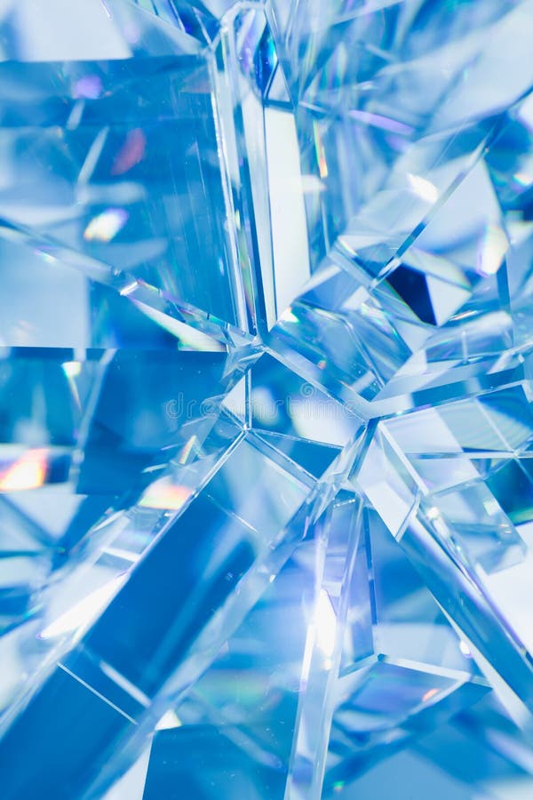 Abstract Blue Crystal Background Stock Photo - Image of colors, facets ...