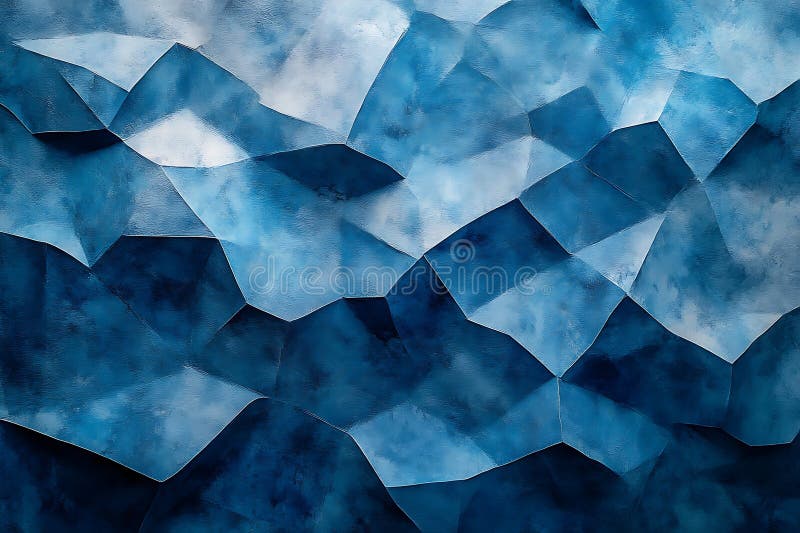 Abstract Blue Crystal Texture Geometric Facet Design for Backgrounds ...