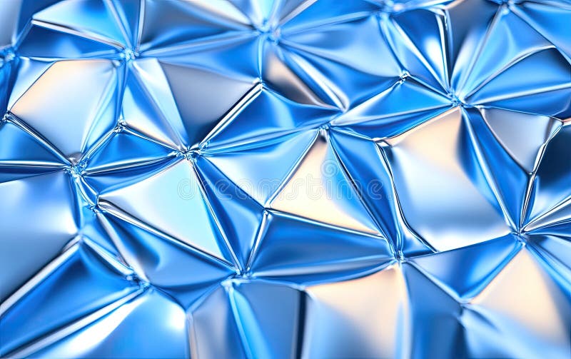 Abstract Geometric Blue Crystal Texture Stock Illustration ...
