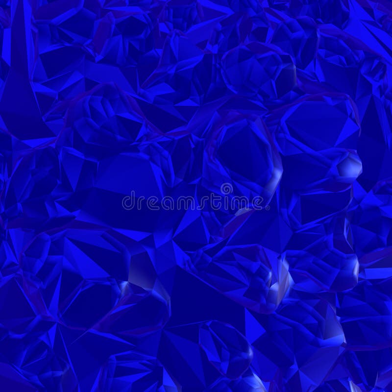 Abstract Blue Crystals Background Stock Illustration - Illustration of ...