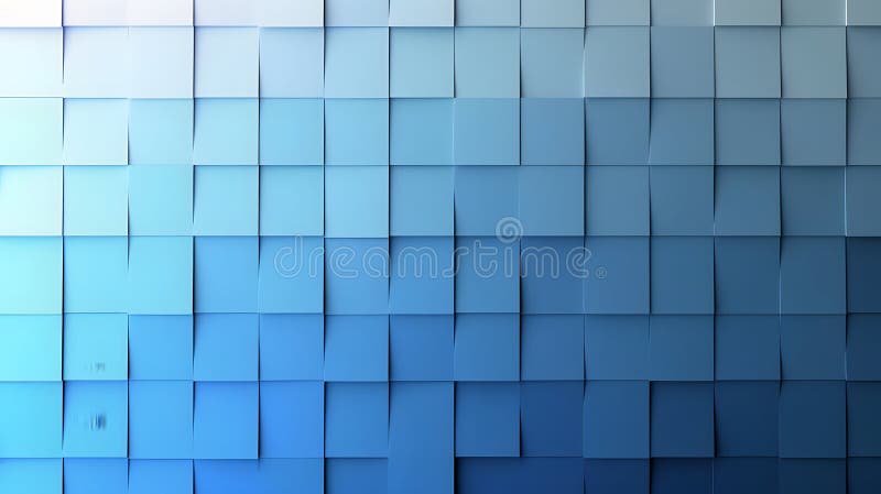 Abstract Blue Cube Pattern, a Visual Exploration of Geometric Shapes ...