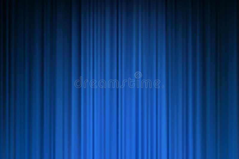Abstract Blue Curtain Vector Background Illustration for Stage ...