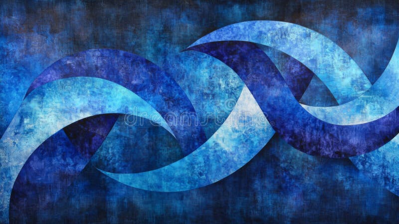 Abstract Blue Curve Background Design Stock Illustration - Illustration ...