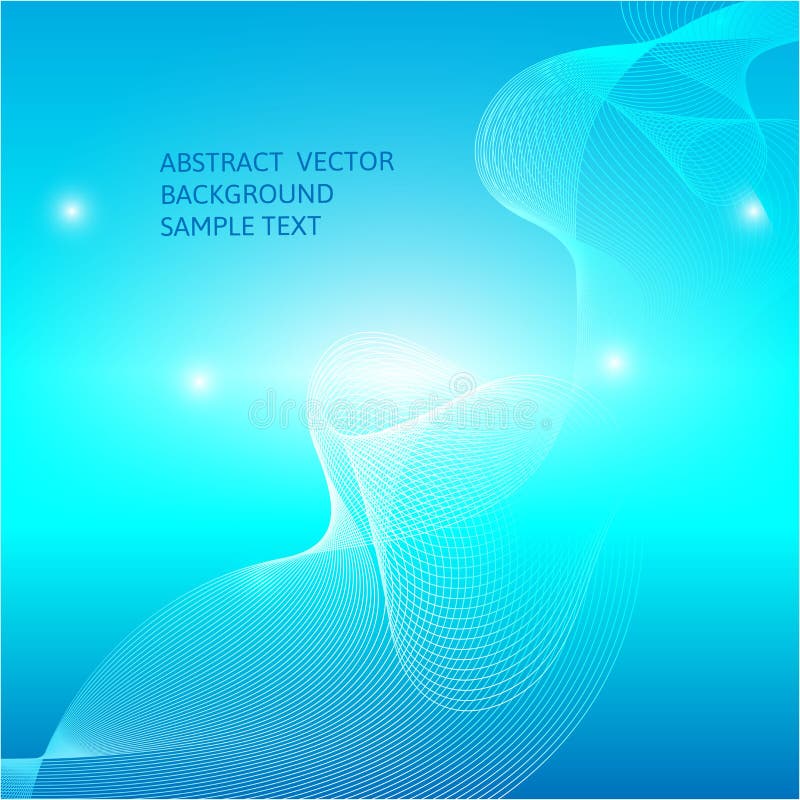 Abstract Blue Curve Vector Background Vector Graphic Design Stock ...