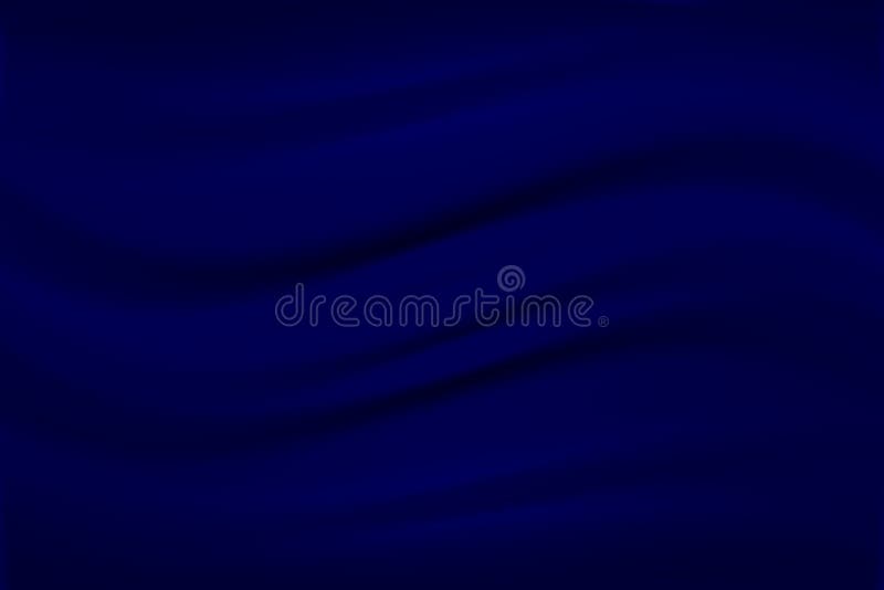 Abstract Blue Curve Wave Curtain Background Stock Illustration ...