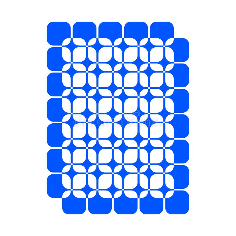 Abstract Blue Curved Square Mat Vector Stock Vector - Illustration of ...
