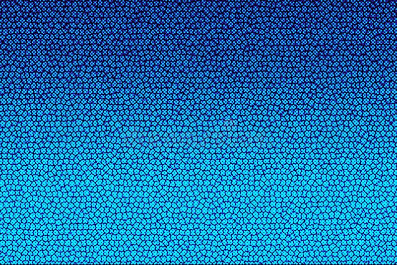 Abstract Blue and Cyan Gradient Background Textured with Cells. Glitch ...