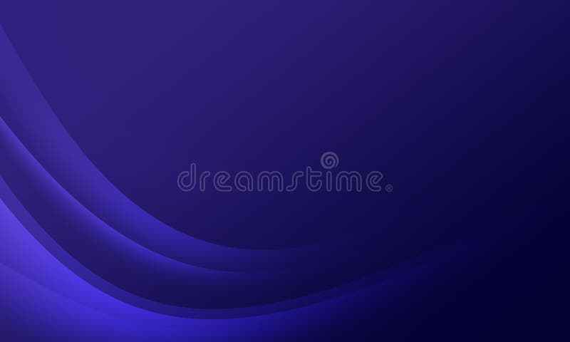 Abstract Blue Dark Gradient Wave Curve Lines Background Stock ...