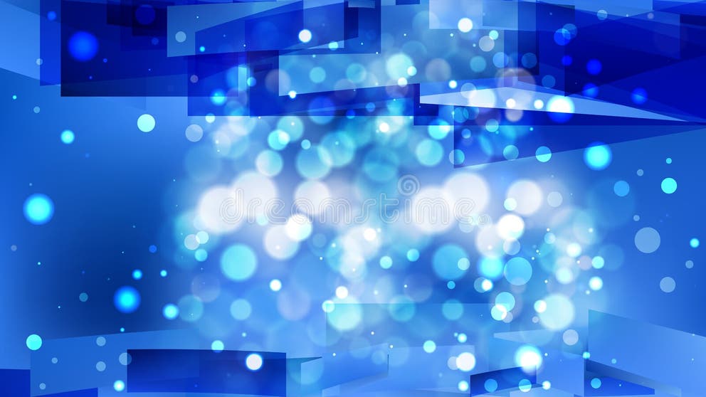 Abstract Blue Defocused Background Design Stock Vector - Illustration ...