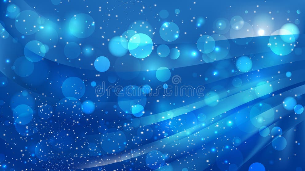 Abstract Blue Defocused Background Design Stock Vector - Illustration ...