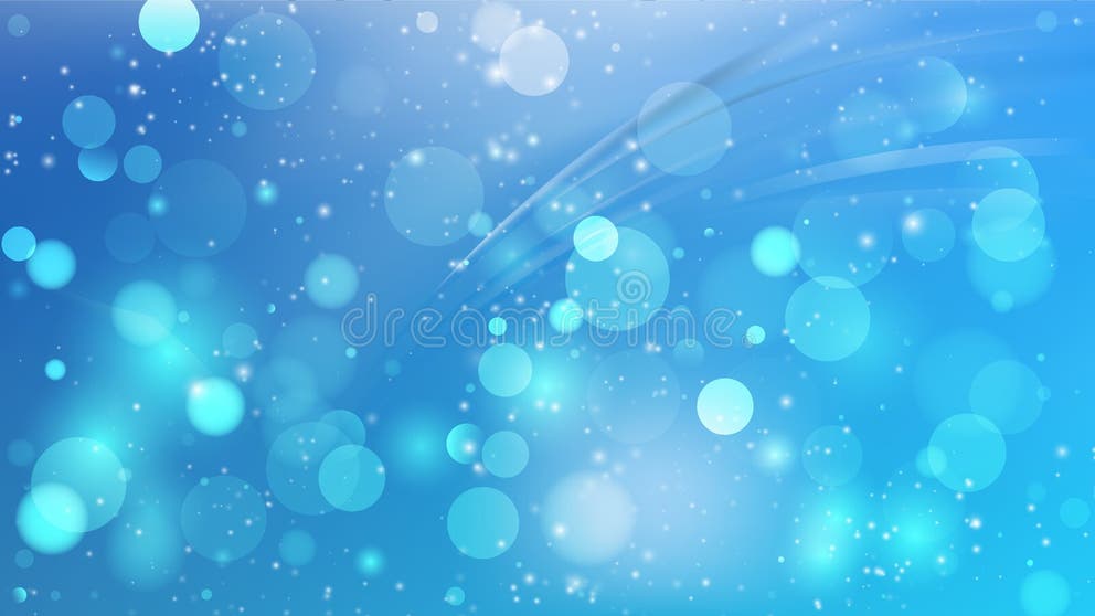 Abstract Blue Defocused Lights Background Image Stock Vector ...