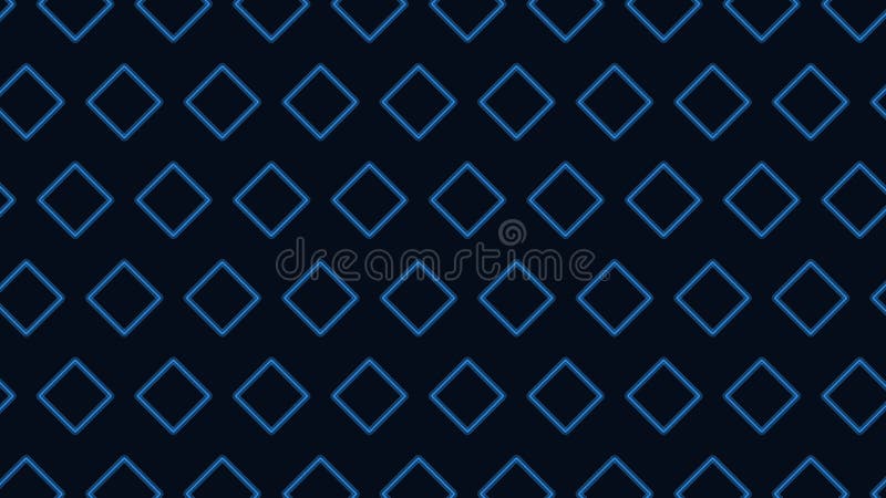 Elegant Blue Diamond Pattern on a Black Background Stock Video - Video ...