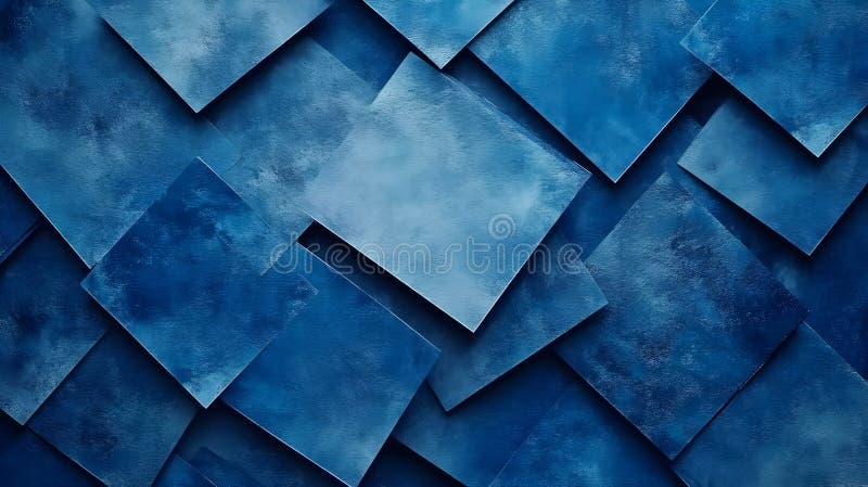 Abstract Blue Diamond Shapes Background Stock Illustration ...