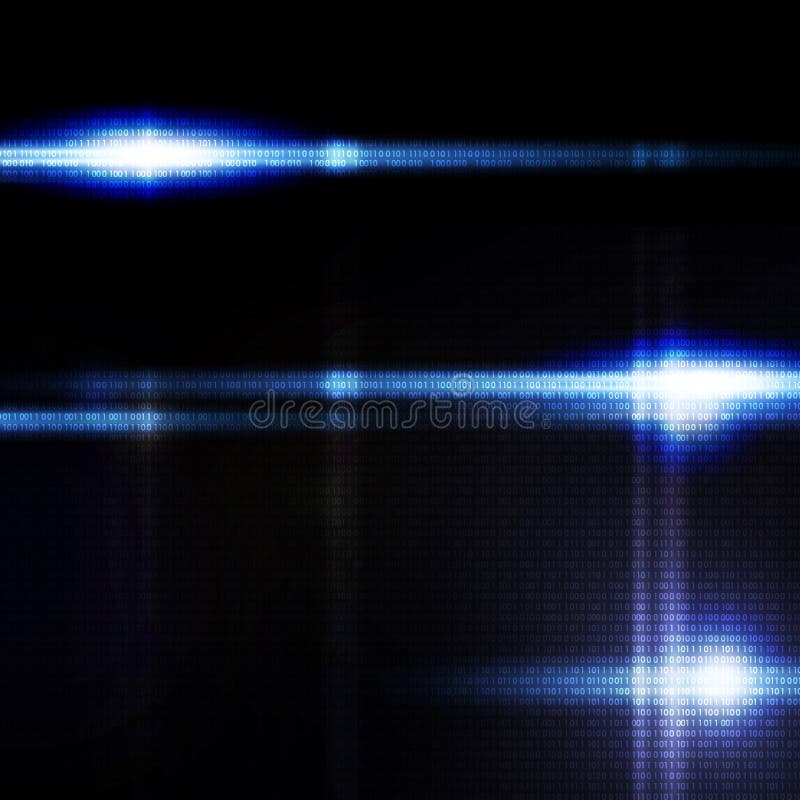 Abstract Blue Digital Background, the Flash on Stock Photo - Image of ...