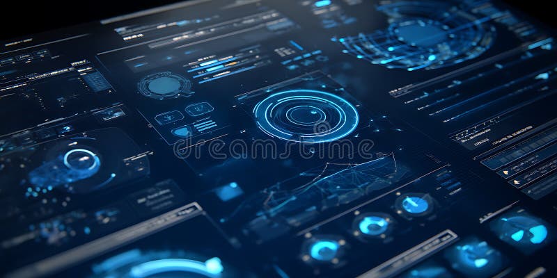 17,235 Abstract Blue Digital Data Background Technology Texture Stock ...