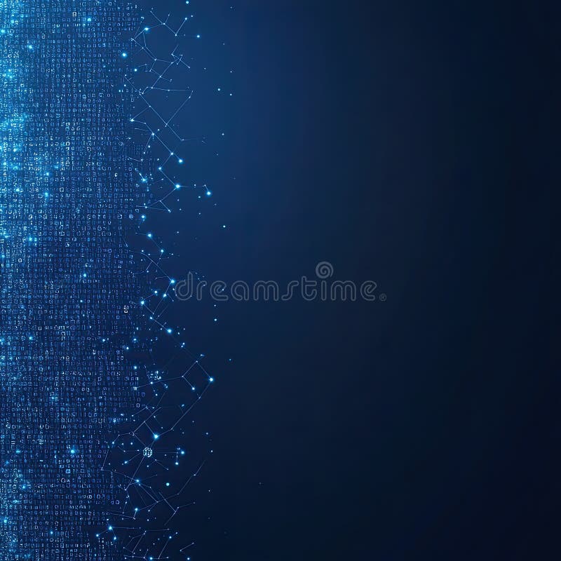 Abstract Blue Digital Technology Background Stock Photo - Image of ...