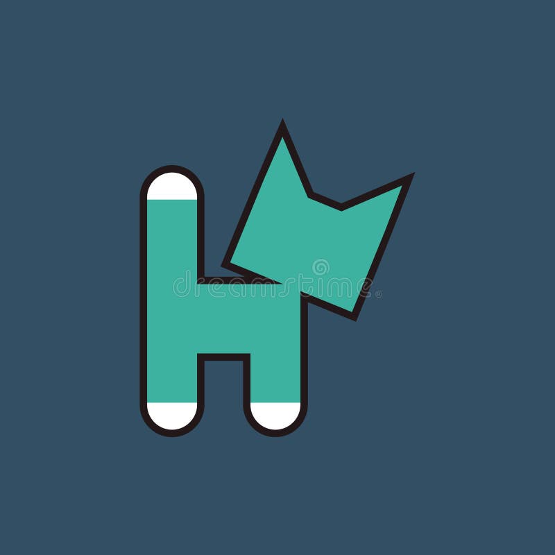 Abstract Blue Dog Made Up of Simple Shapes Stock Vector - Illustration ...