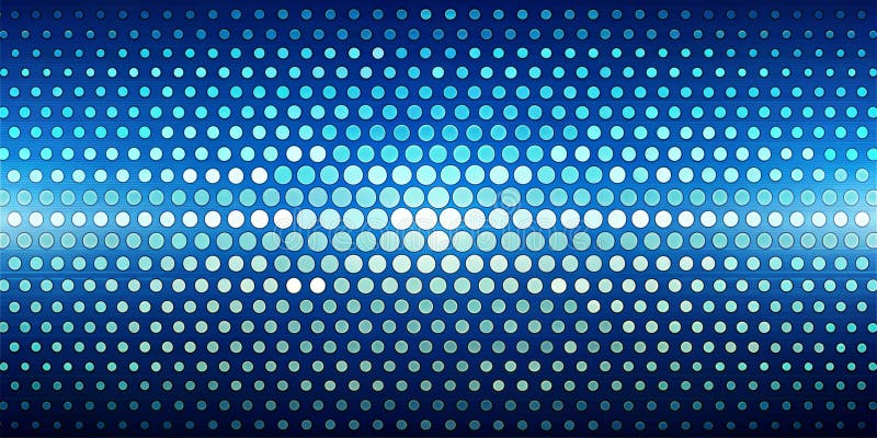 Abstract Blue Dots Deep in Illustration Stock Illustration ...