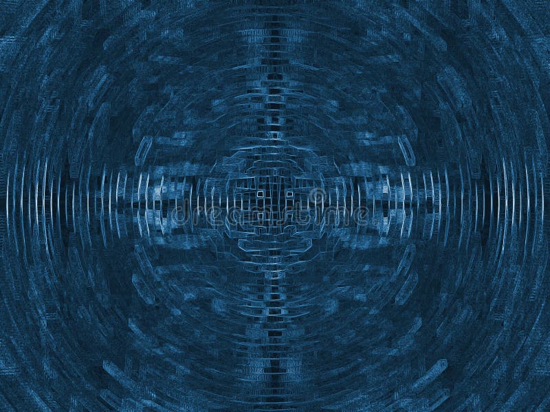 Abstract Blue Electric Circuit Future Technology Stock Illustration ...