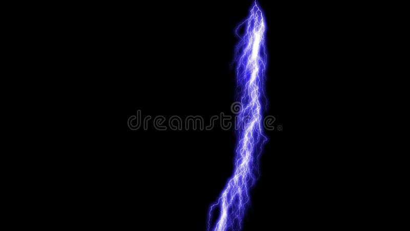 Abstract Blue Electric Lighting Effects Lightning and Thunder Glow and ...