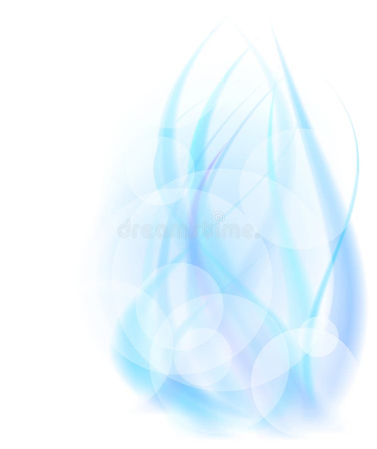 Abstract blue energy flame stock vector. Illustration of curve - 16651592