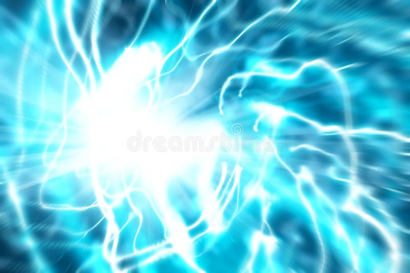 Abstract blue energy flow stock image. Image of power - 6857575