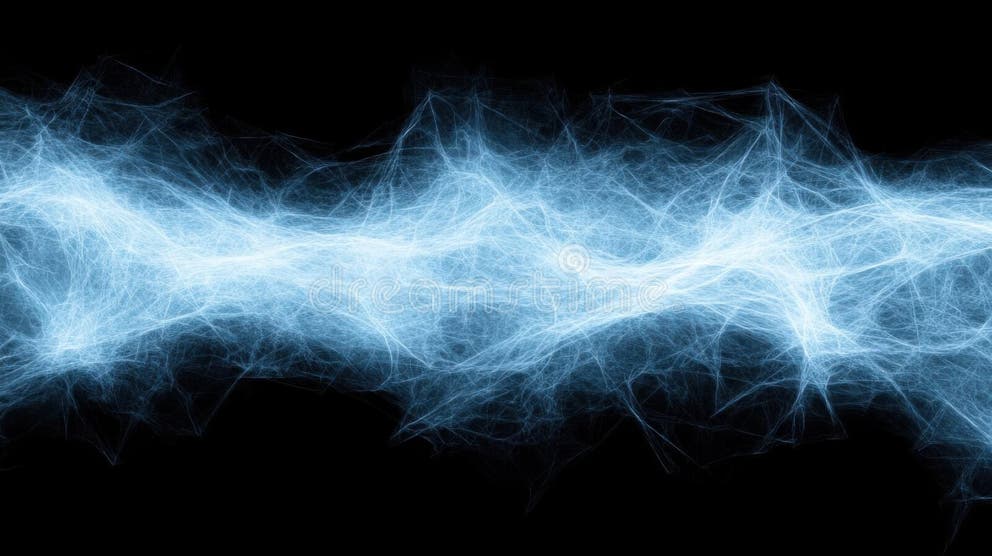 Abstract Blue Energy Flow stock illustration. Illustration of abstract ...