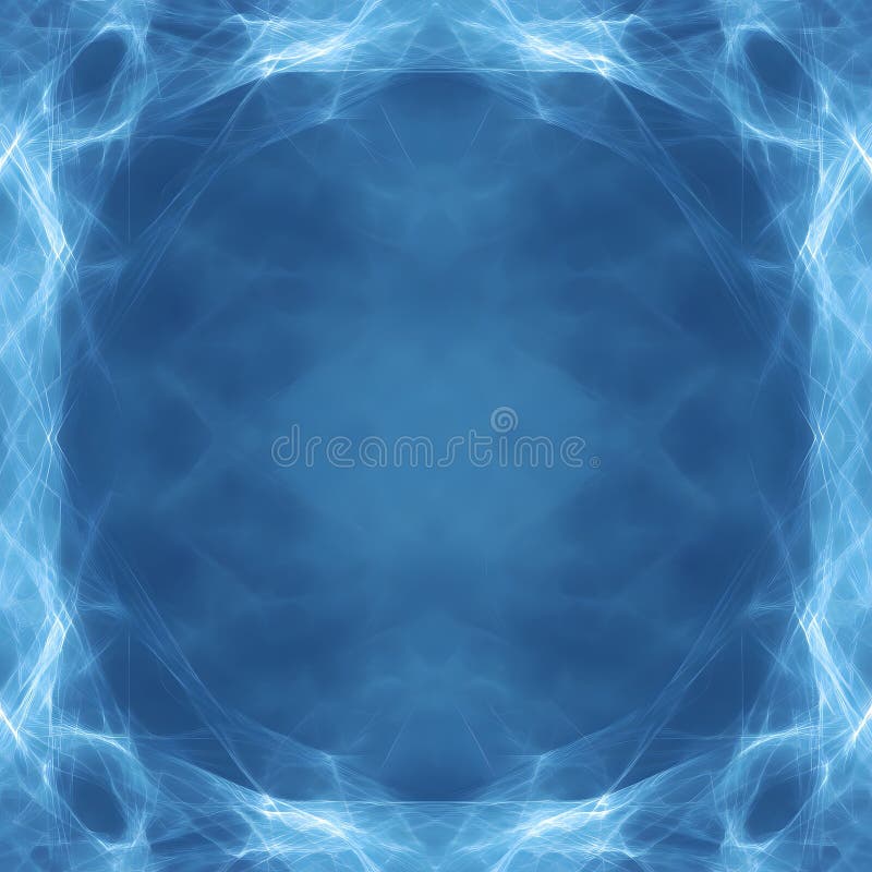 Abstract Blue Energy Frame stock illustration. Illustration of modern ...