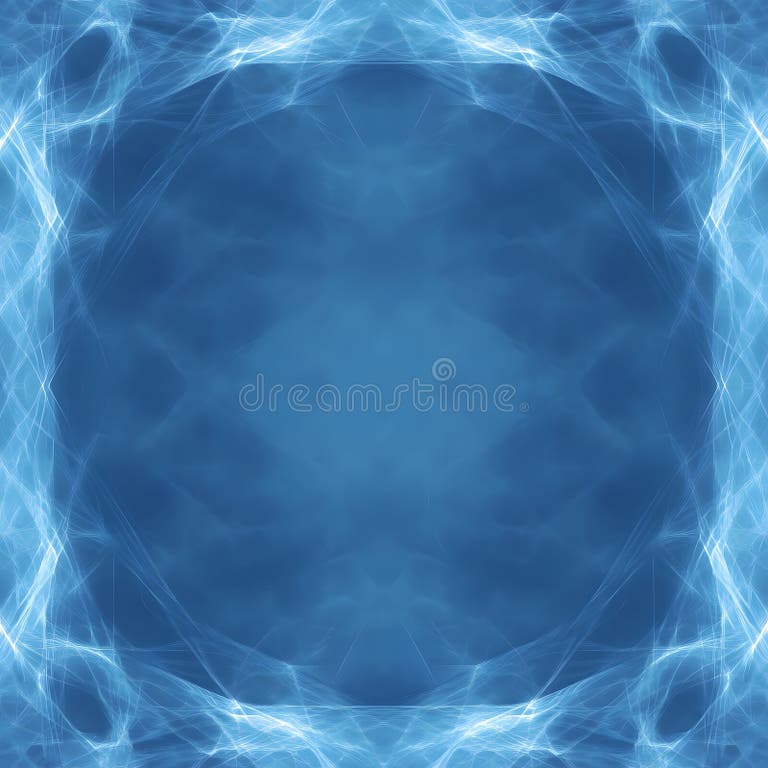 Abstract Blue Energy Frame stock illustration. Illustration of modern ...