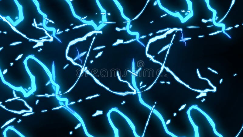 Abstract Blue Energy Light Strings or Waves Background Stock ...