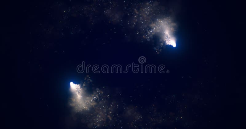 Abstract Blue Energy Lines and Cyclic Circles with Magic Bokeh from ...