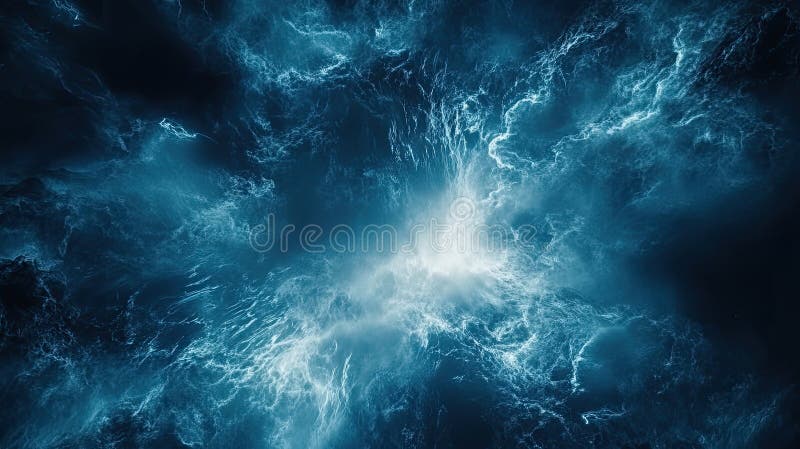 Abstract Blue Energy Vortex Stock Image - Image of space, blue: 349246349