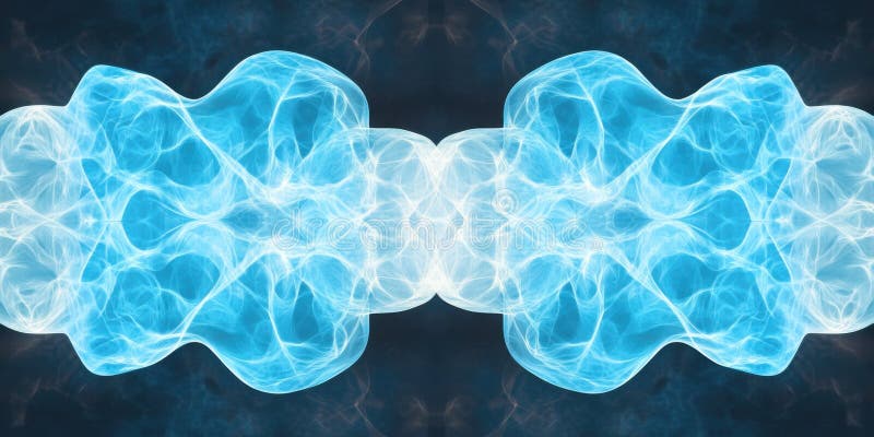 Abstract Blue Energy Wave Pattern Background Stock Image - Image of ...