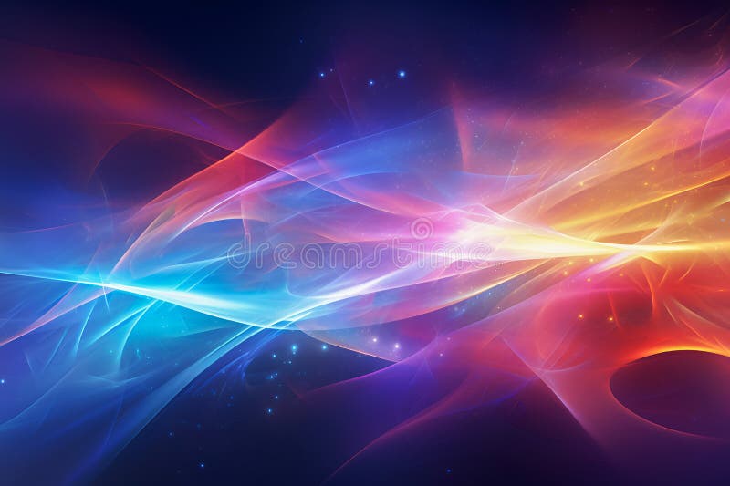 Blue Energy Waves Background Stock Image - Image of fantasy, technology ...