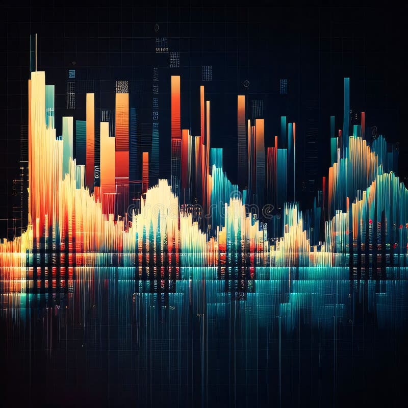 Abstract Blue Equalizer Background, Music Equalizer Background, Vector ...