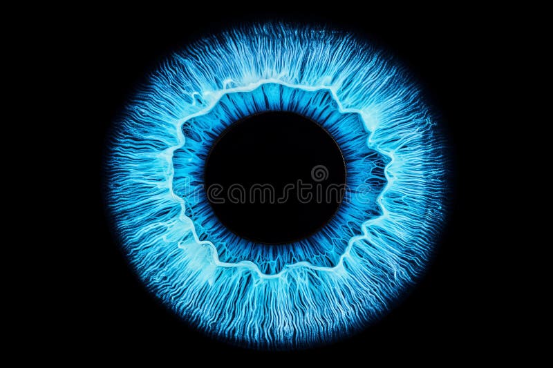 Eyes Texture Abstract Blue